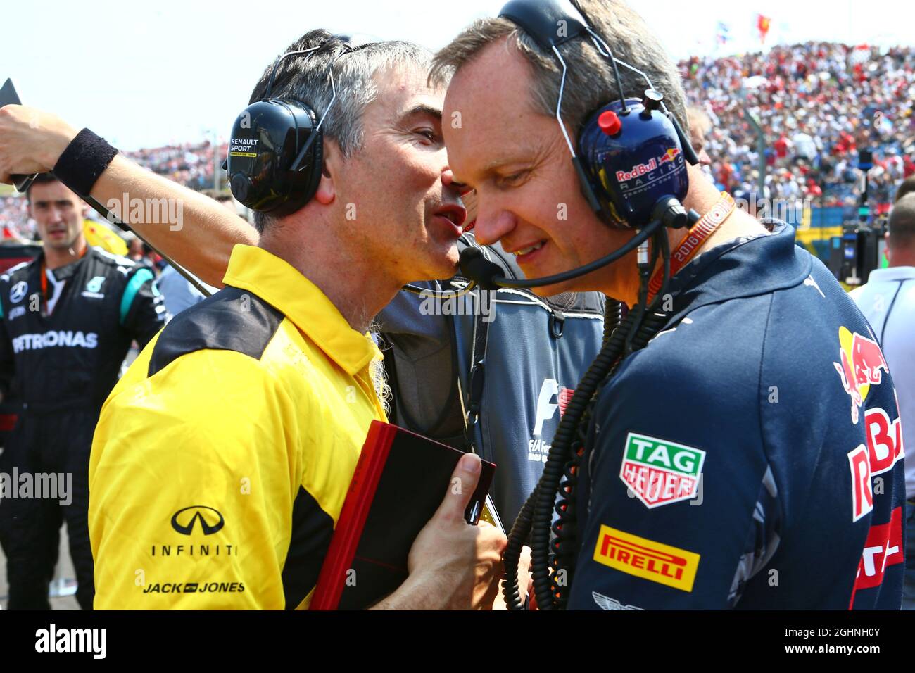 Renault sport f1 team chief race engineer nick chester hi-res stock ...