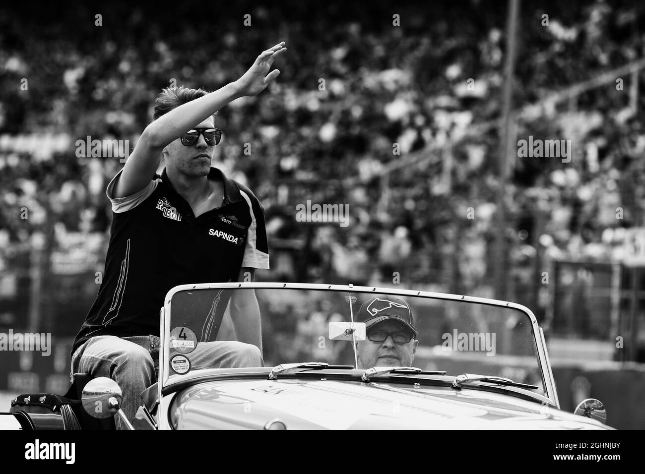 Drivers race formula one Black and White Stock Photos & Images - Alamy