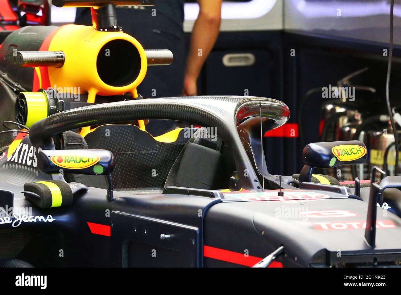 Red bull racing rb12 halo cockpit cover hi-res stock photography and ...