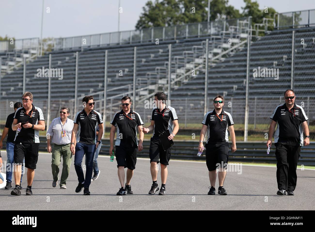 Alfonso Celis Jr (MEX) Sahara Force India F1 Development Driver walks ...
