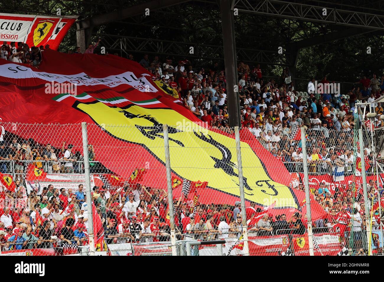 Ferrari fans a banner hi-res stock photography and images - Alamy