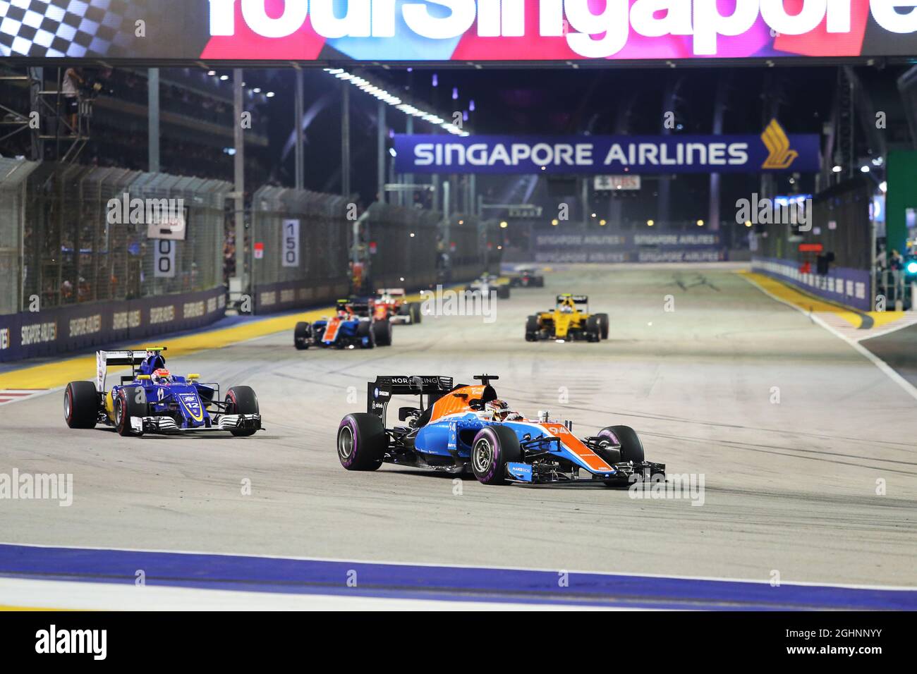 Pascal Wehrlein (GER) Manor Racing MRT05. 18.09.2016. Formula 1 World Championship, Rd 15 ...