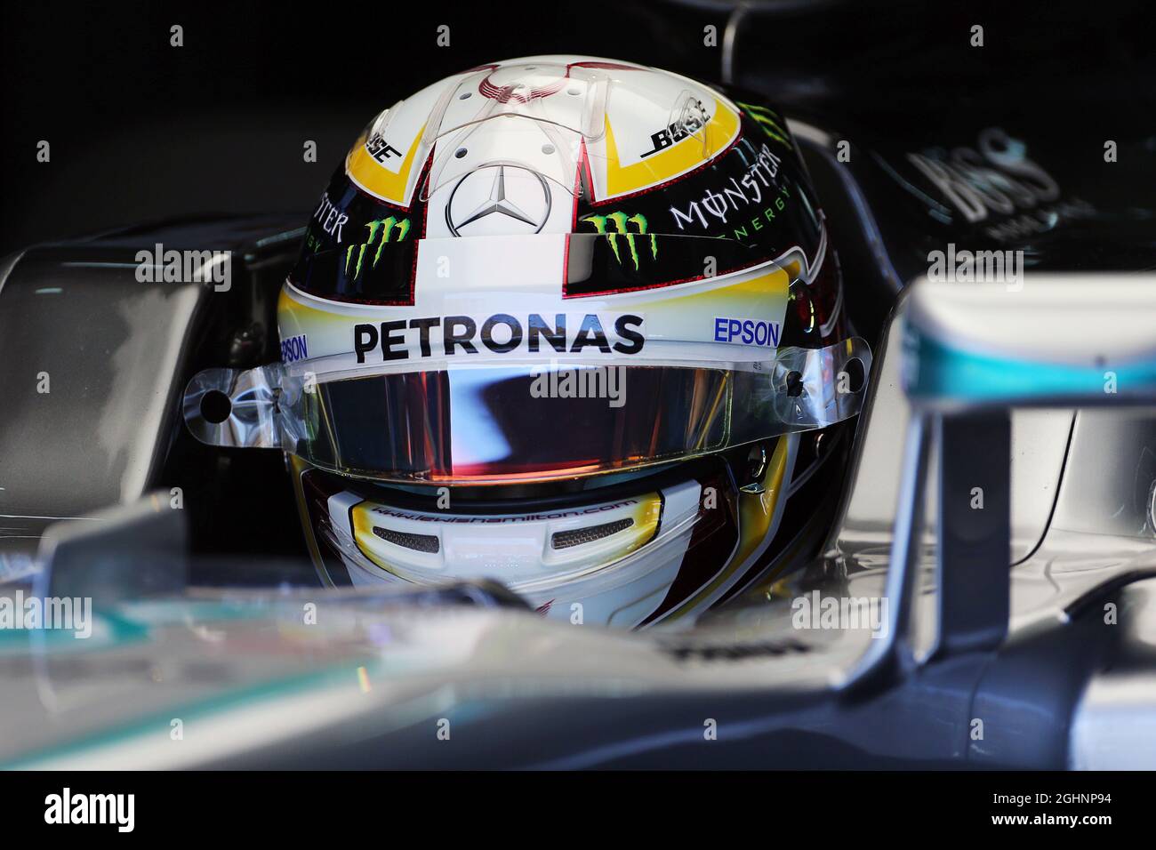 Lewis Hamilton (GBR) Mercedes AMG F1 W07 Hybrid. 30.09.2016. Formula 1 ...