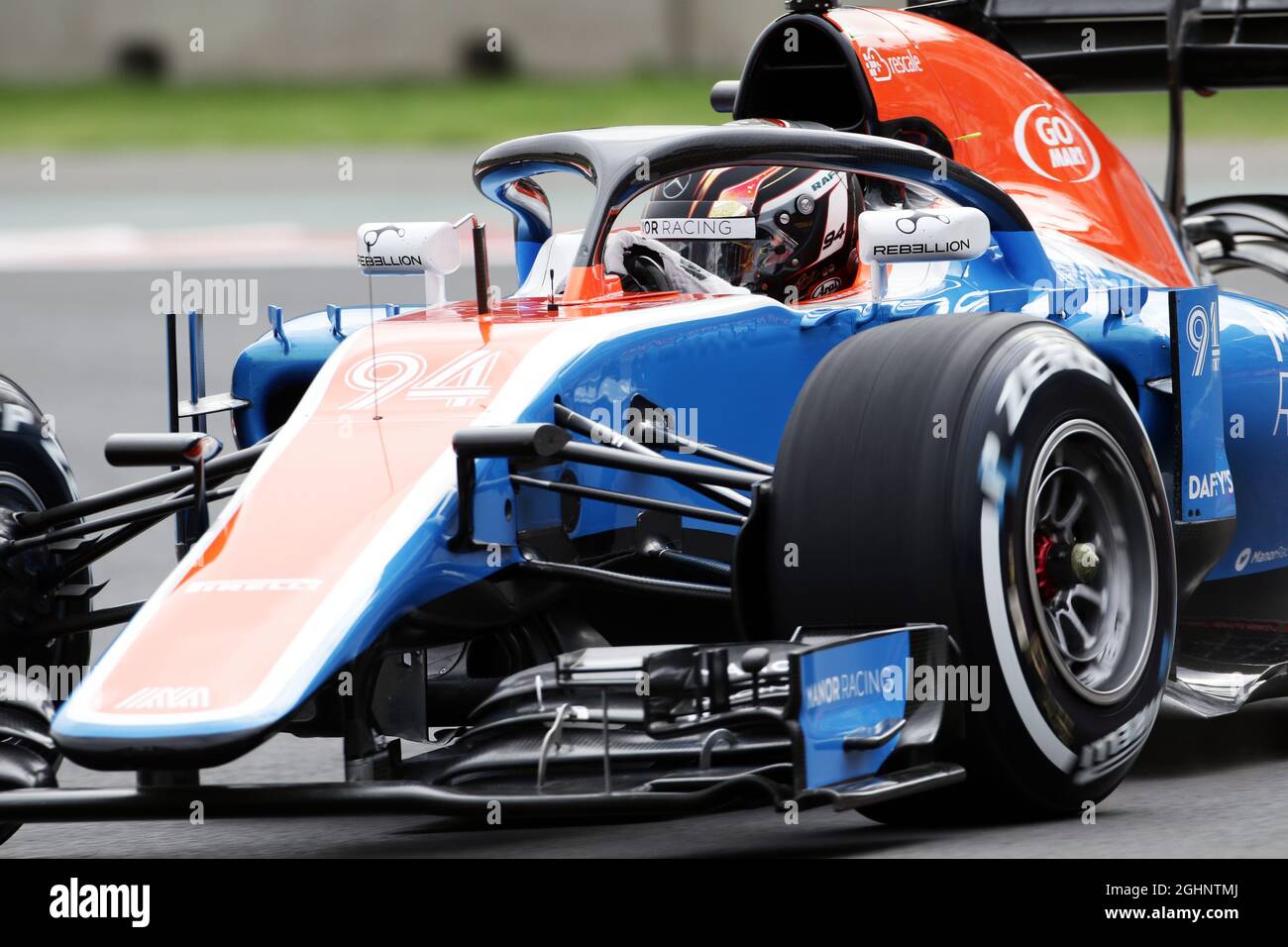 Manor racing mrt05 halo cockpit cover hi-res stock photography and ...