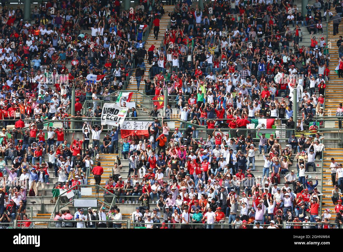 Mexican fans in grandstand hi-res stock photography and images - Alamy