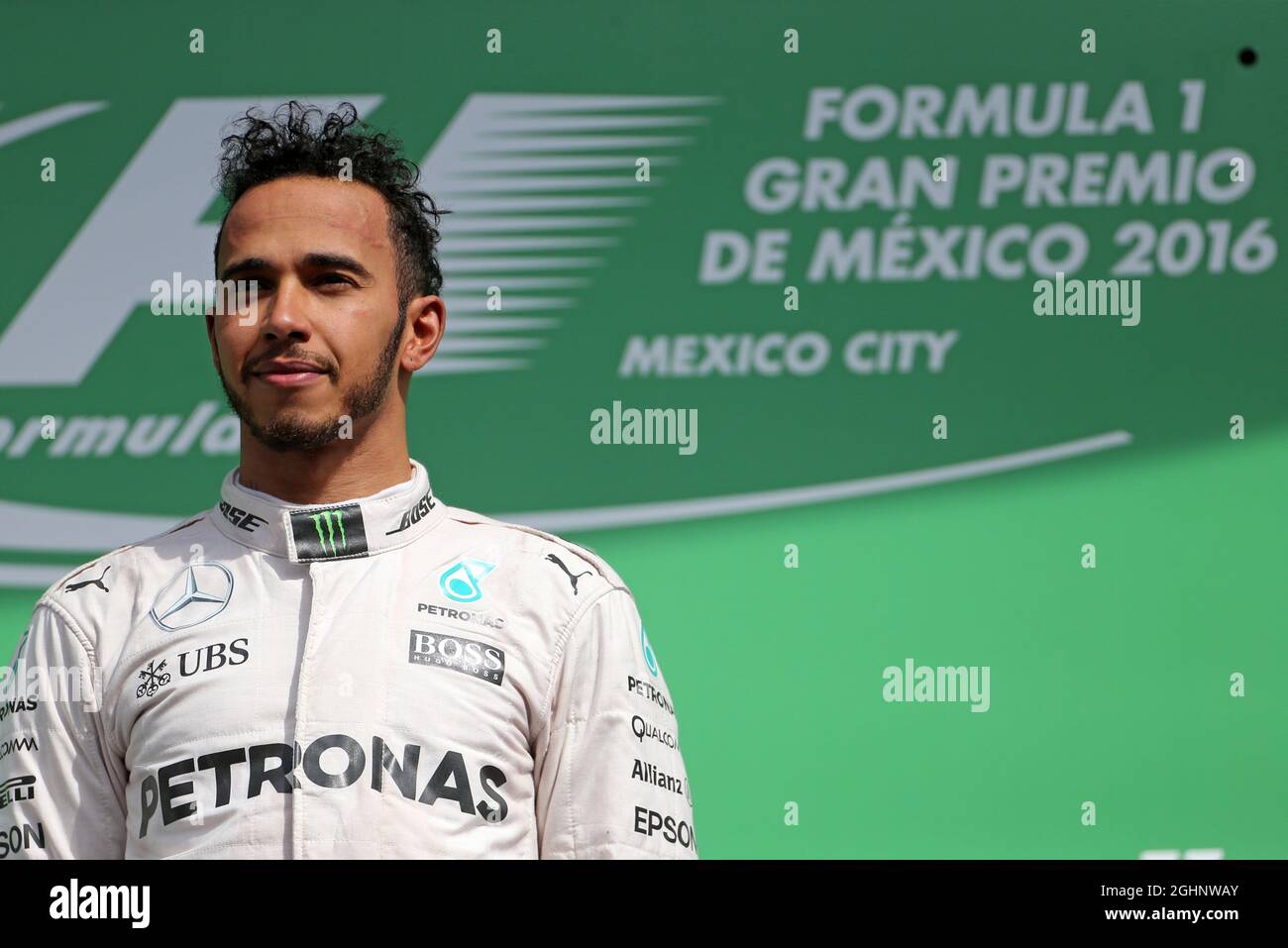 Race winner Lewis Hamilton (GBR) Mercedes AMG F1 celebrates on the ...