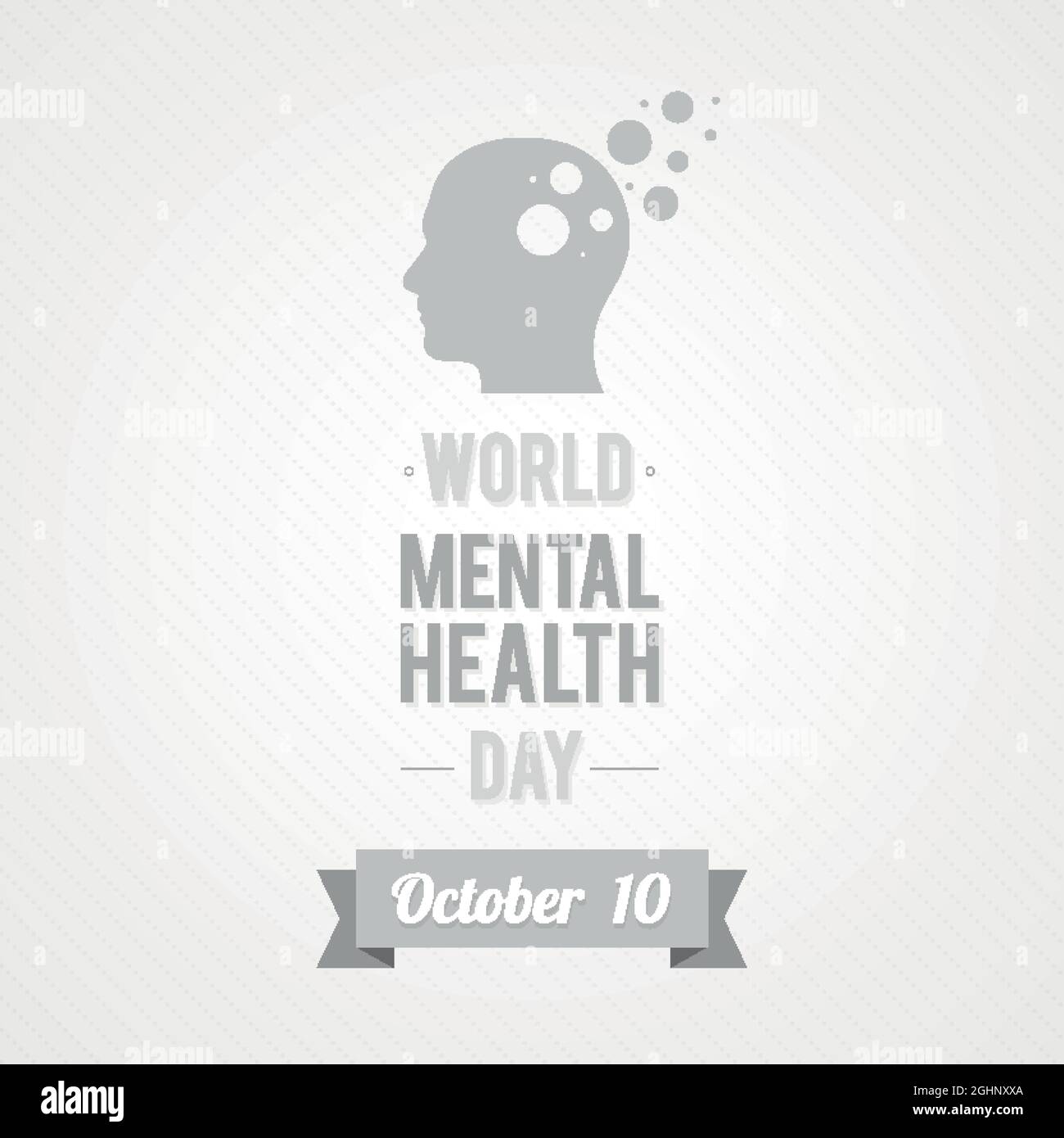 World Mental Health Day. October 10. Vector illustration, flat design Stock Vector Image & Art ...