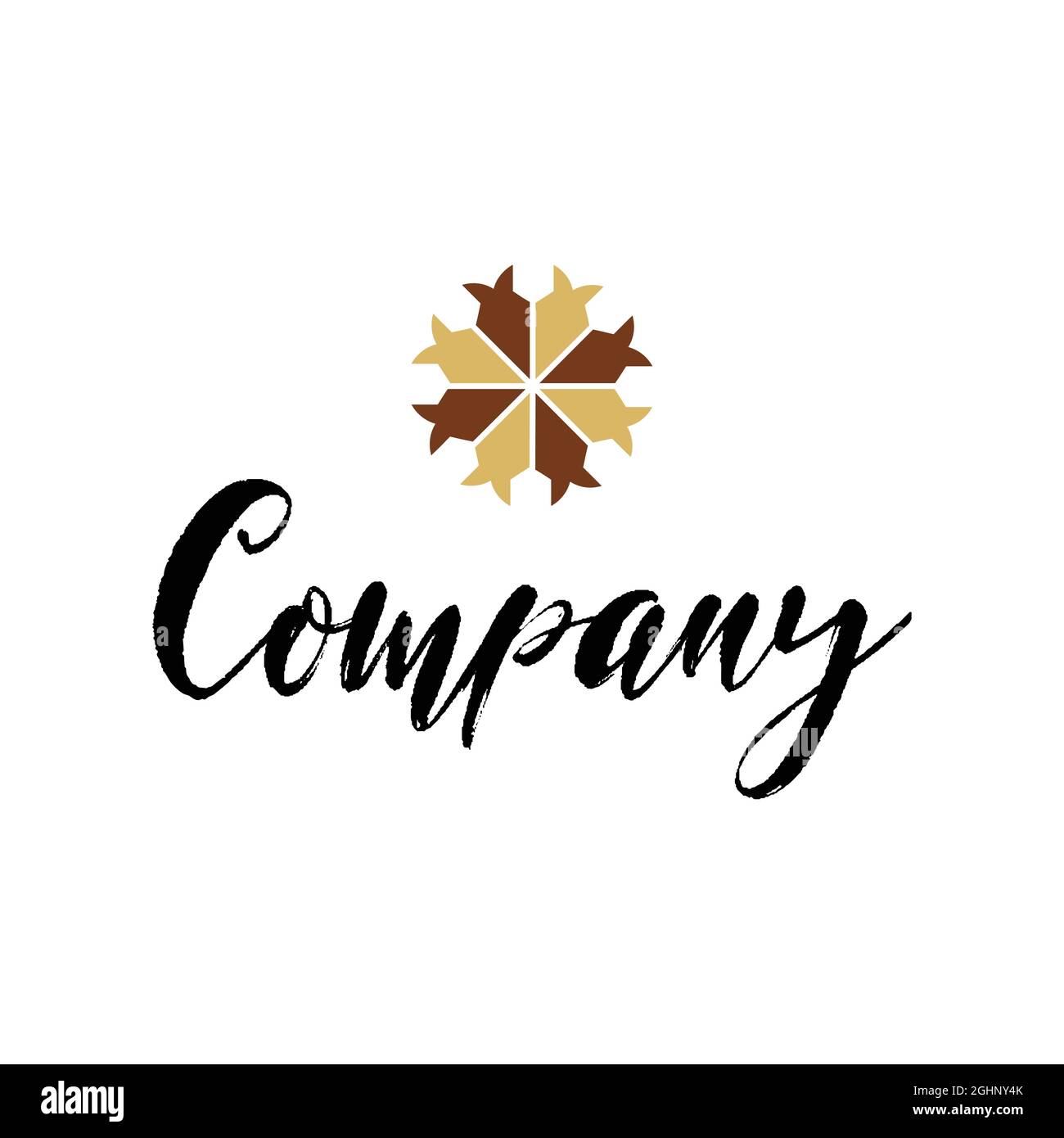 customized logo design with company name Stock Vector Image & Art - Alamy