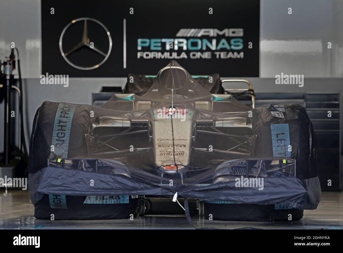 Mercedes AMG F1 W07 Hybrid of Lewis Hamilton (GBR) Mercedes AMG F1 in ...