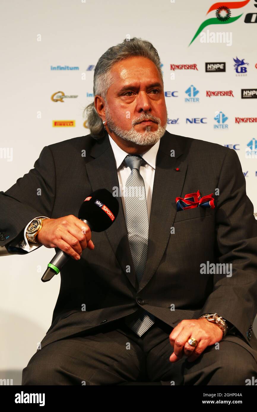 Dr. Vijay Mallya (IND) Sahara Force India F1 Team Owner. 22.02.2017 ...