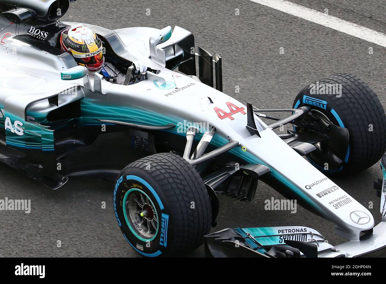 Lewis Hamilton (GBR) Mercedes AMG F1 W08. 23.02.2017. Mercedes AMG F1 ...