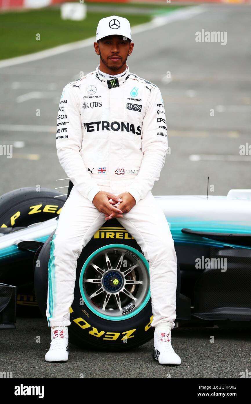 2017 silverstone lewis hamilton hi-res stock photography and images - Alamy