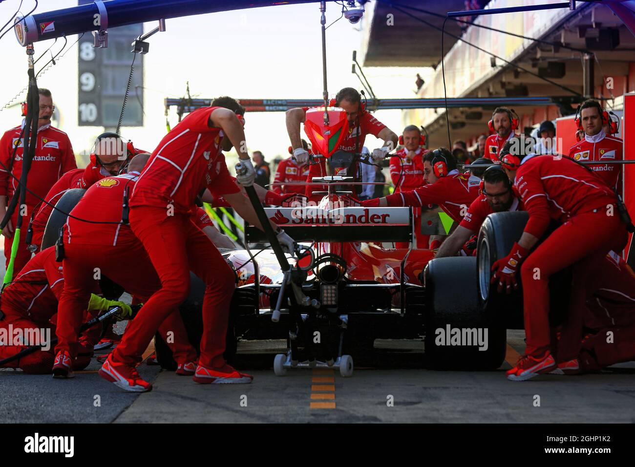 Ferrari pit stop formula hi-res stock photography and images - Alamy
