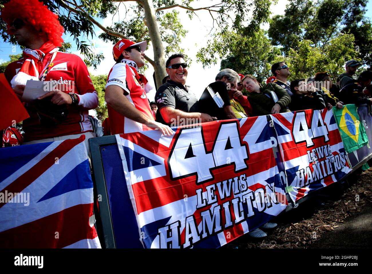 Mercedes amg f1 flags hi-res stock photography and images - Alamy