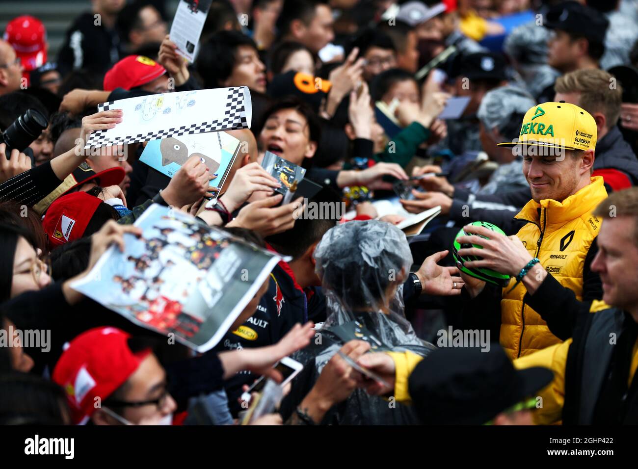 Renault sport f1 team fans banner hi-res stock photography and images ...