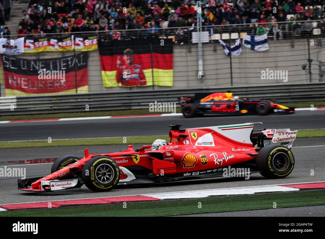 Sebastian Vettel (GER) Ferrari SF70H. 09.04.2017. Formula 1 World ...