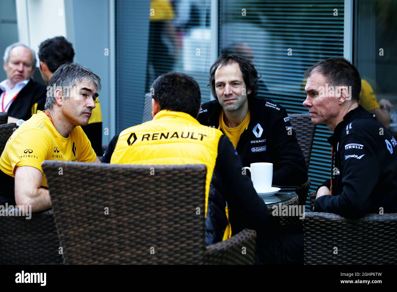 Renault sport f1 team chief race engineer nick chester hi-res stock ...