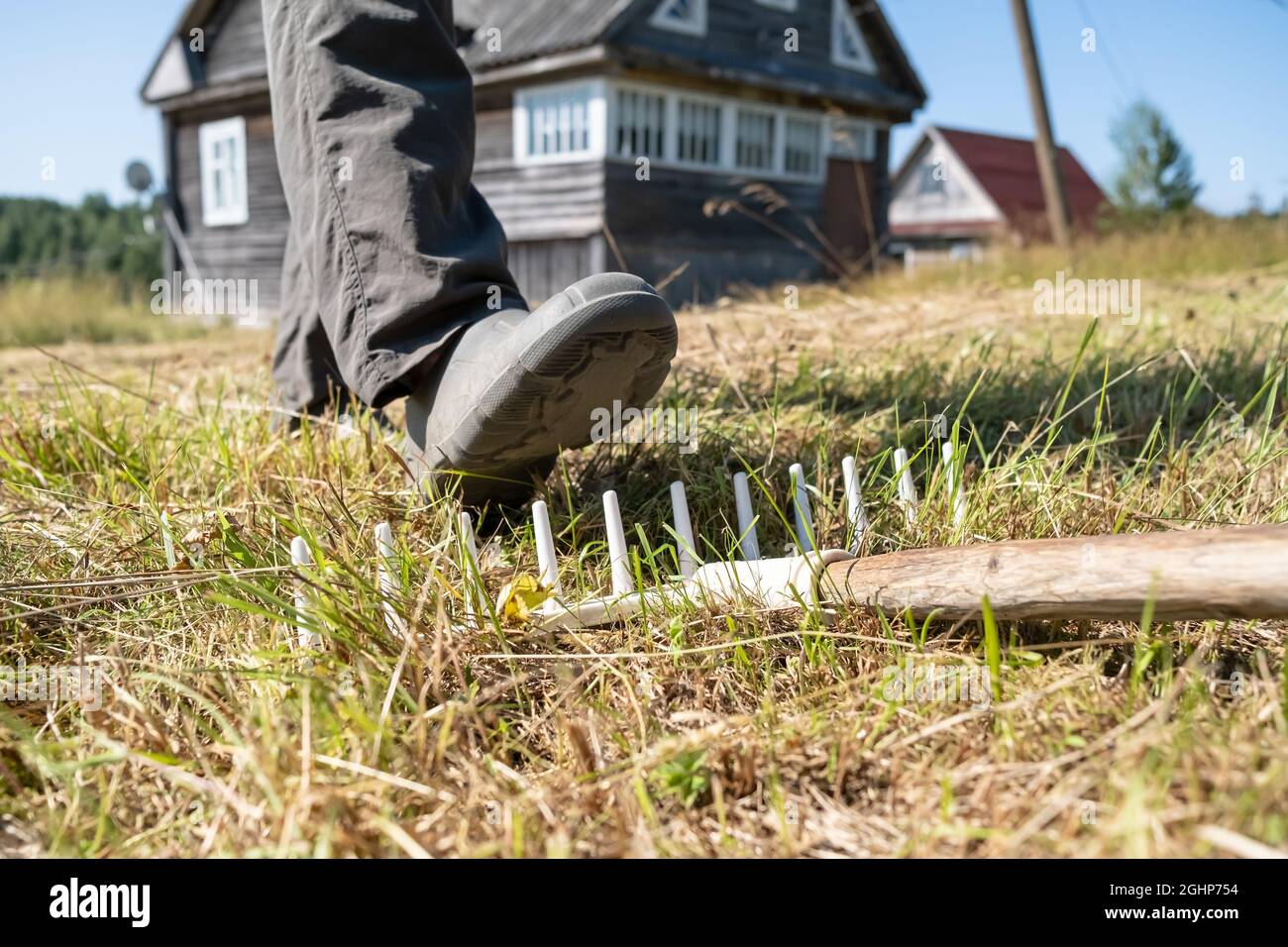 Rake can hi-res stock photography and images - Alamy