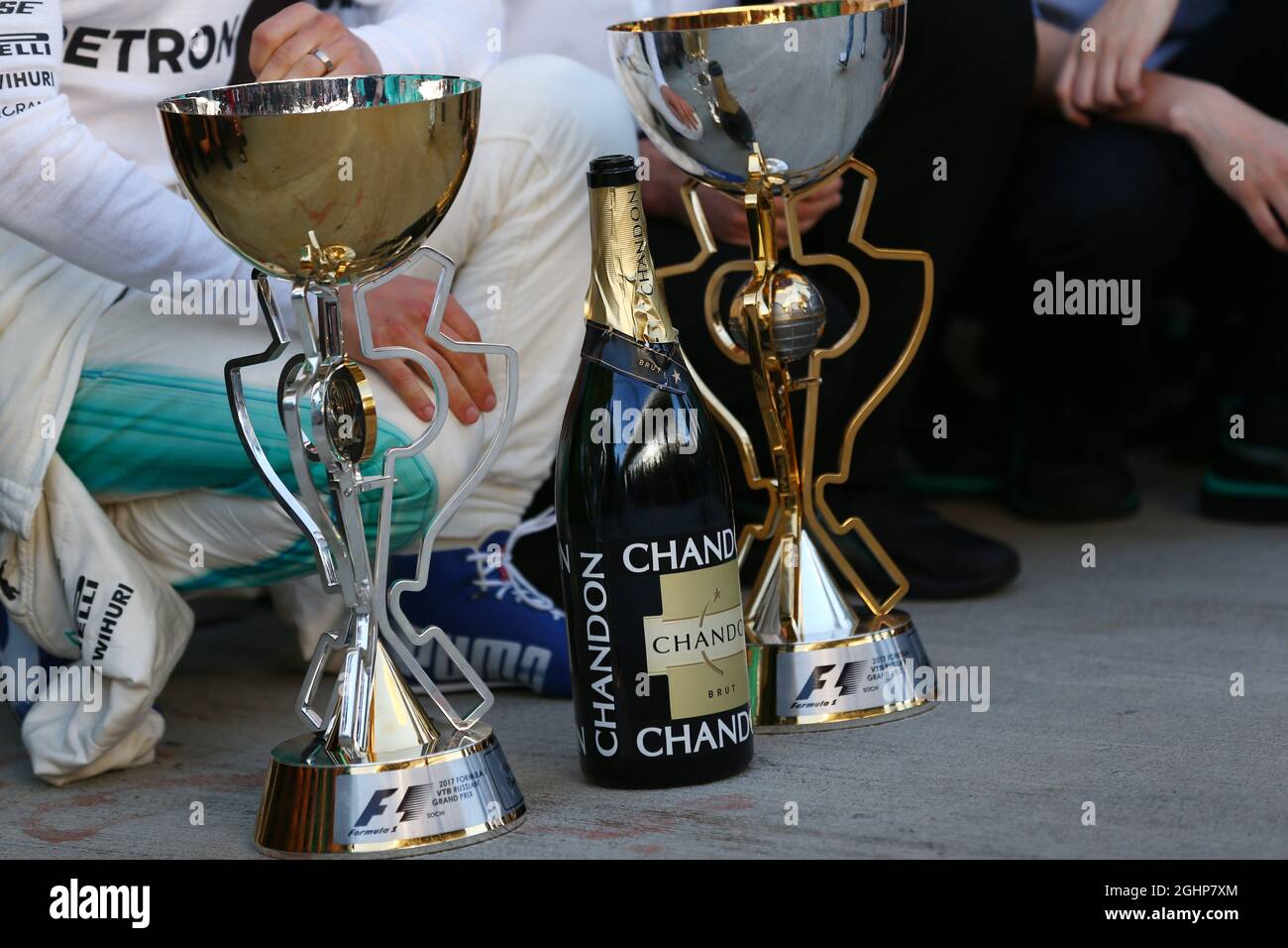 Mercedes amg f1 race winners trophy hi-res stock photography and images ...