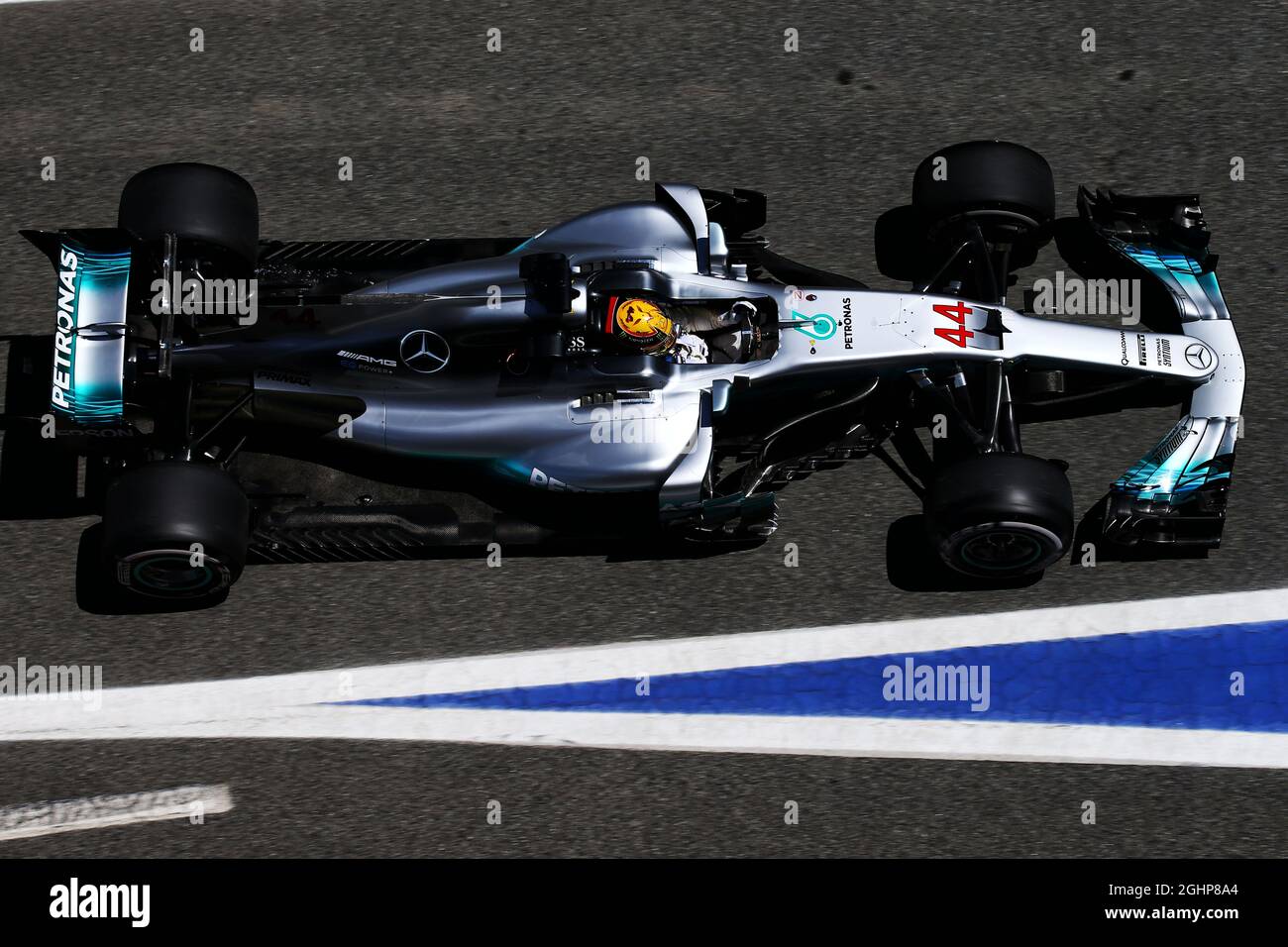 Mercedes amg f1 w08 de lewis hamilton hi-res stock photography and ...