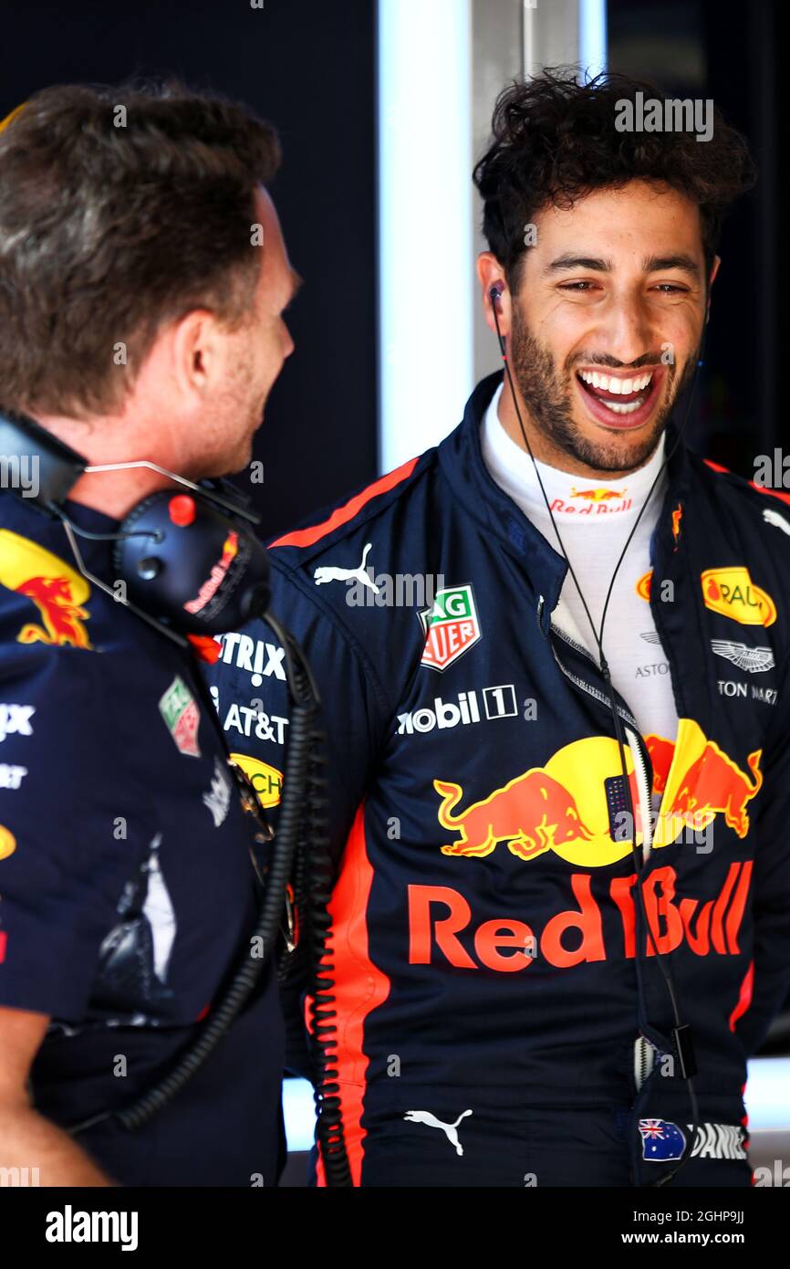 Christian horner and daniel ricciardo hi-res stock photography and images - Alamy