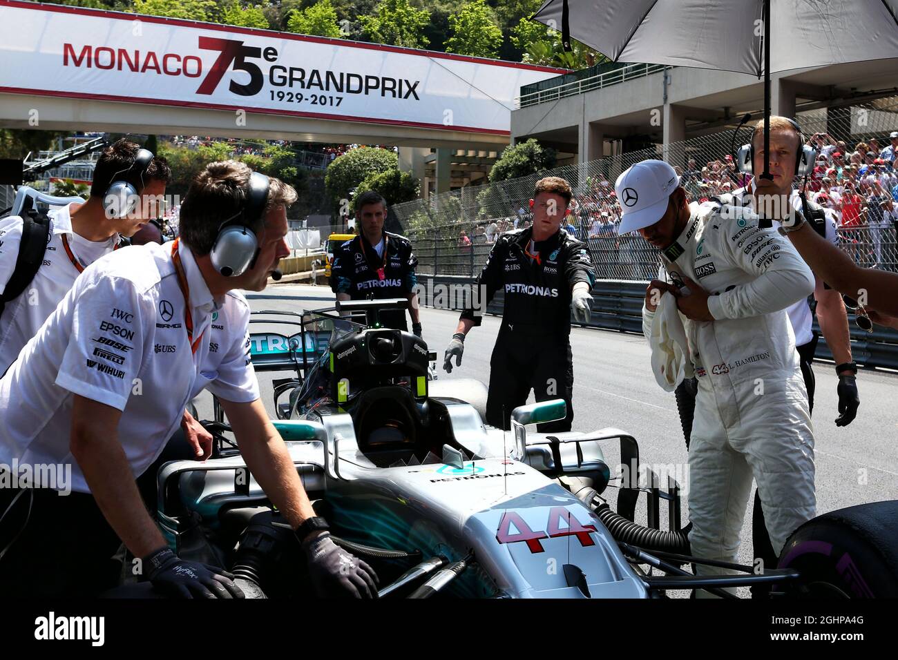 Lewis hamilton grid monte carlo hi-res stock photography and images - Alamy