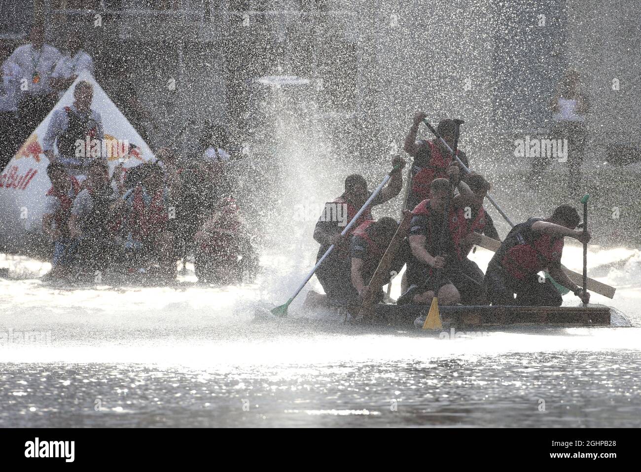 The McLaren team at the Formula One Raft Race. 10.06.2017. Formula 1 ...
