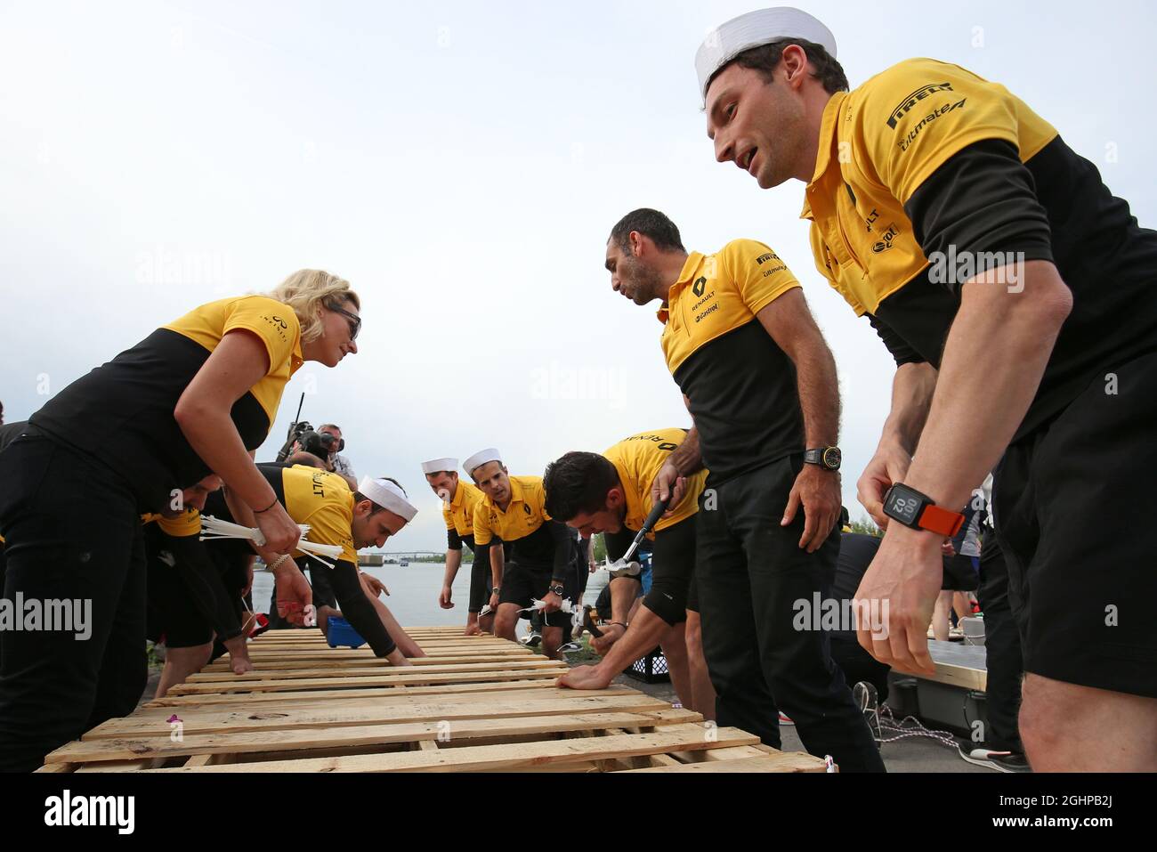 Renault sport f1 team at formula one raft race hi-res stock photography ...