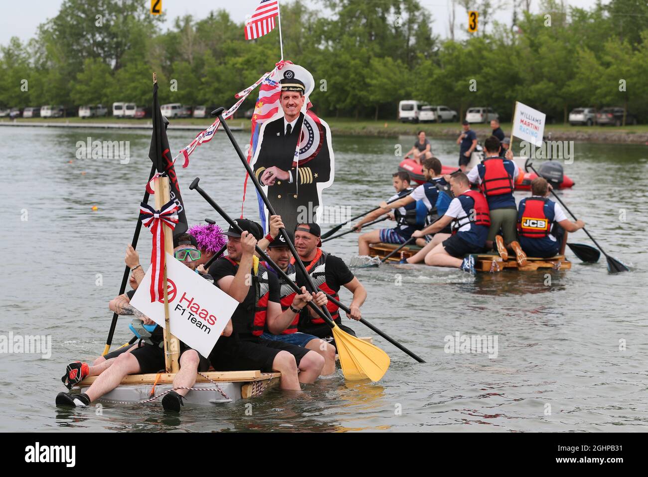 Haas f1 team at formula one raft race hi-res stock photography and ...