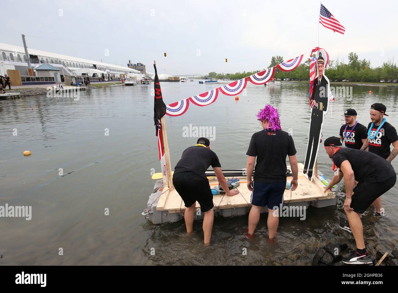 Haas f1 team at formula one raft race hi-res stock photography and ...