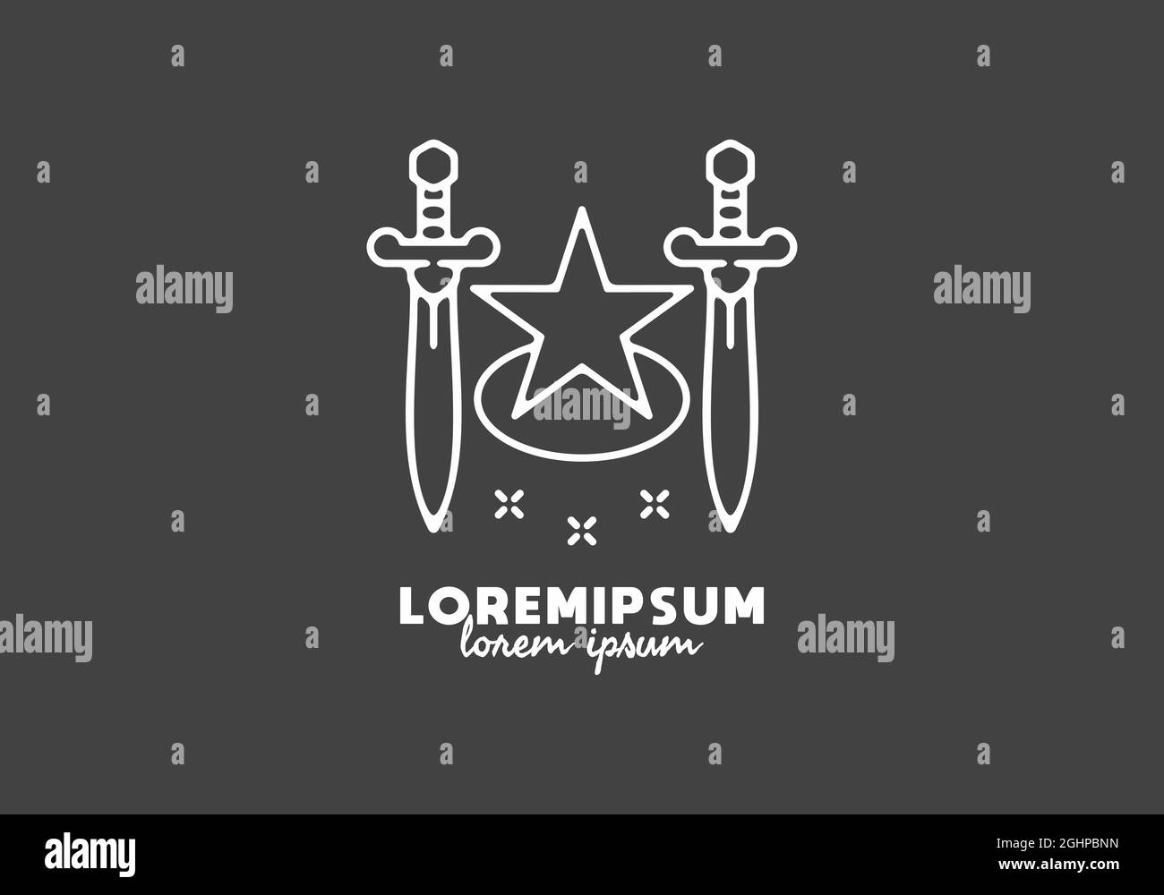 Star line art Stock Vector Images - Alamy