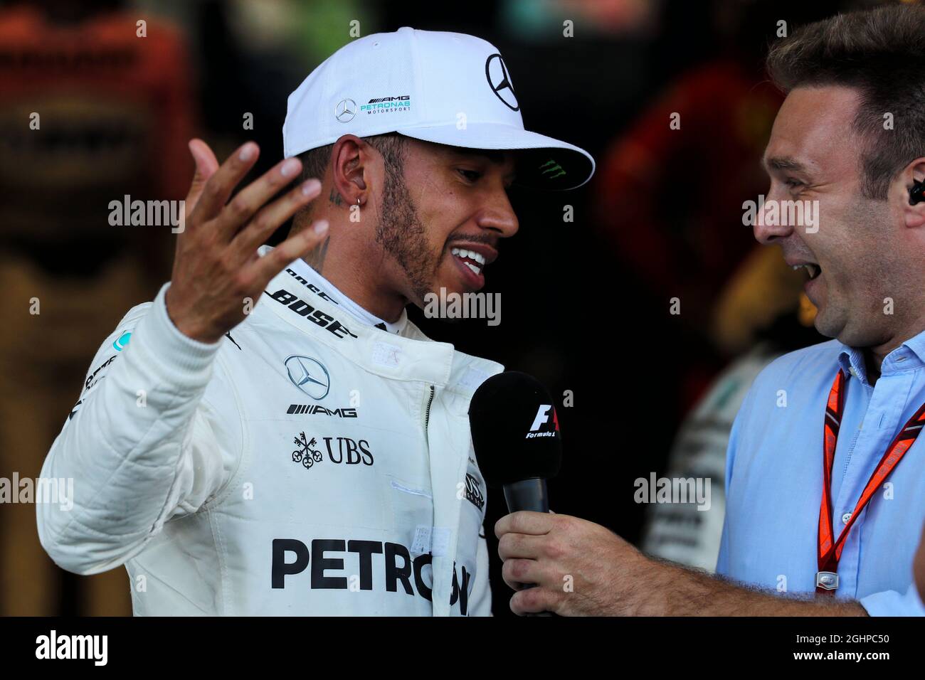 Sky F1 Italia Presenter Davide Valsecchi High Resolution Stock ...