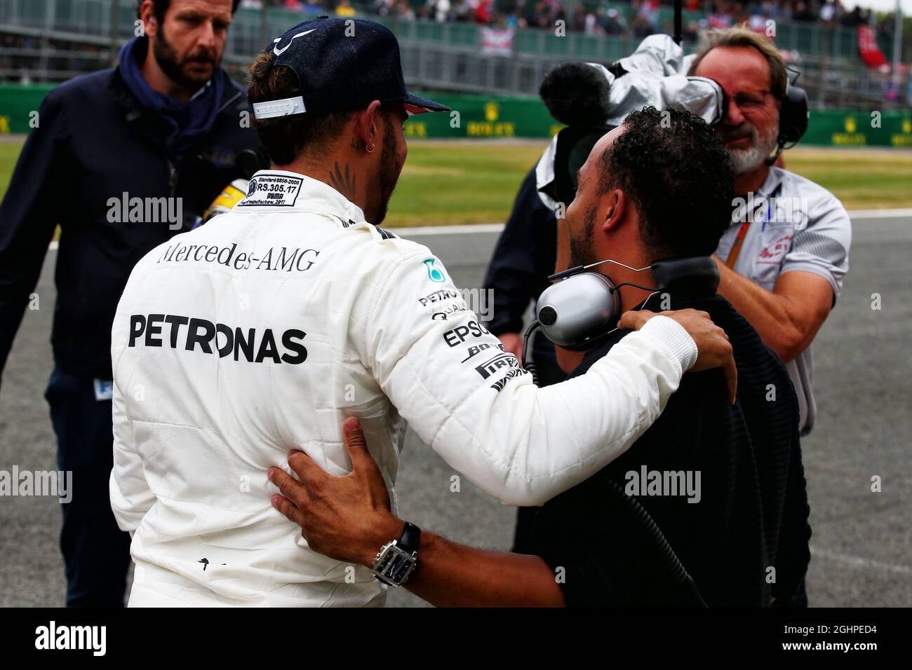 Mercedes amg f1 brother nicolas hamilton hi-res stock photography and ...