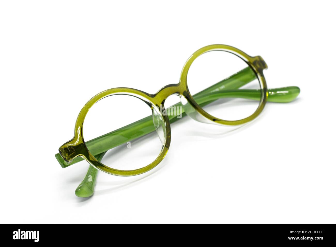 Image of modern fashionable spectacles isolated on white background ...