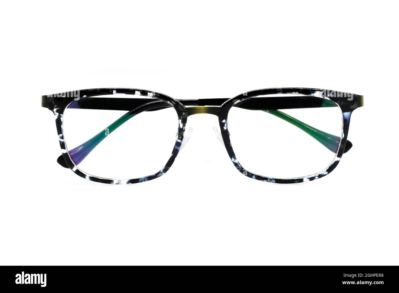 Image of modern fashionable spectacles isolated on white background ...