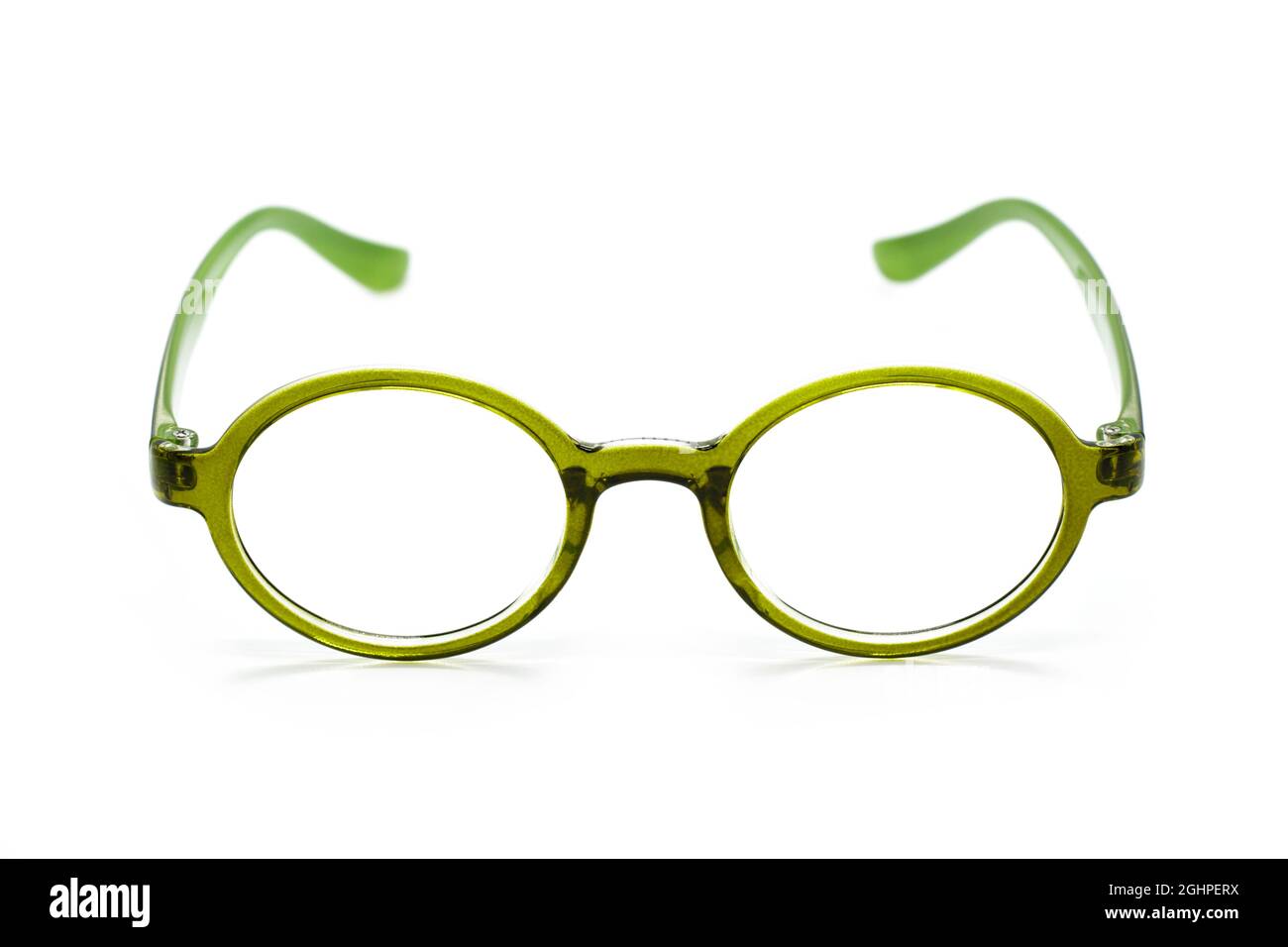 Image of modern fashionable spectacles isolated on white background ...