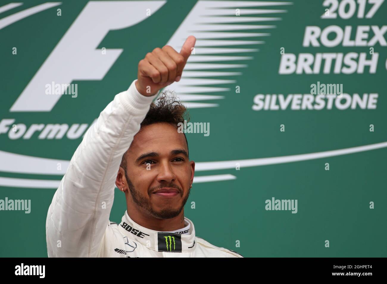 Race winner Lewis Hamilton (GBR) Mercedes AMG F1 celebrates on the ...