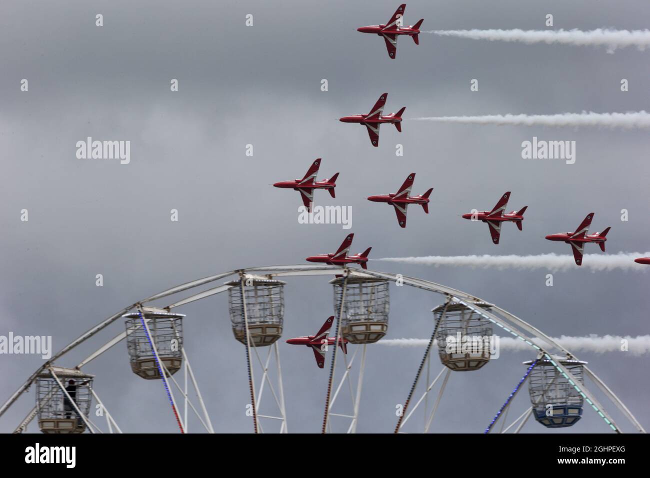 The Red Arrows. 16.07.2017. Formula 1 World Championship, Rd 10 ...