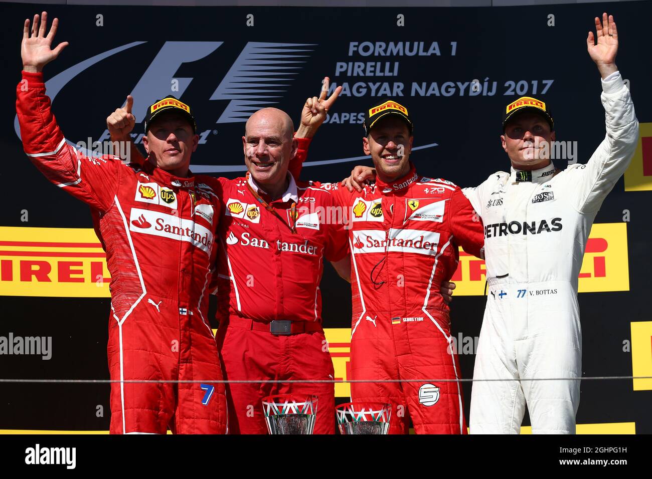 Mercedes amg f1 engineering director kimi raikkonen hi-res stock ...