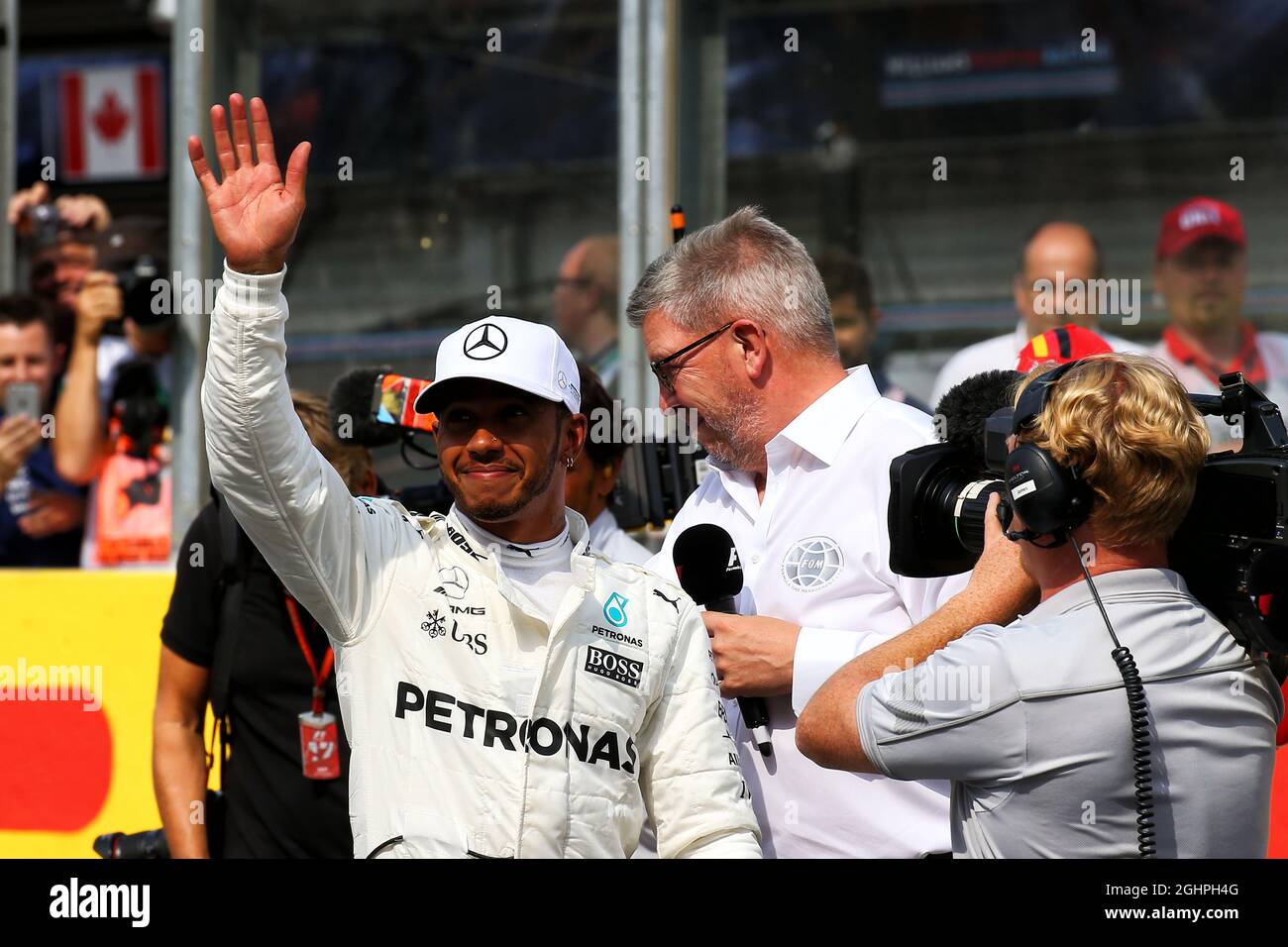 Mercedes amg f1 celebrates ross brawn hi-res stock photography and ...