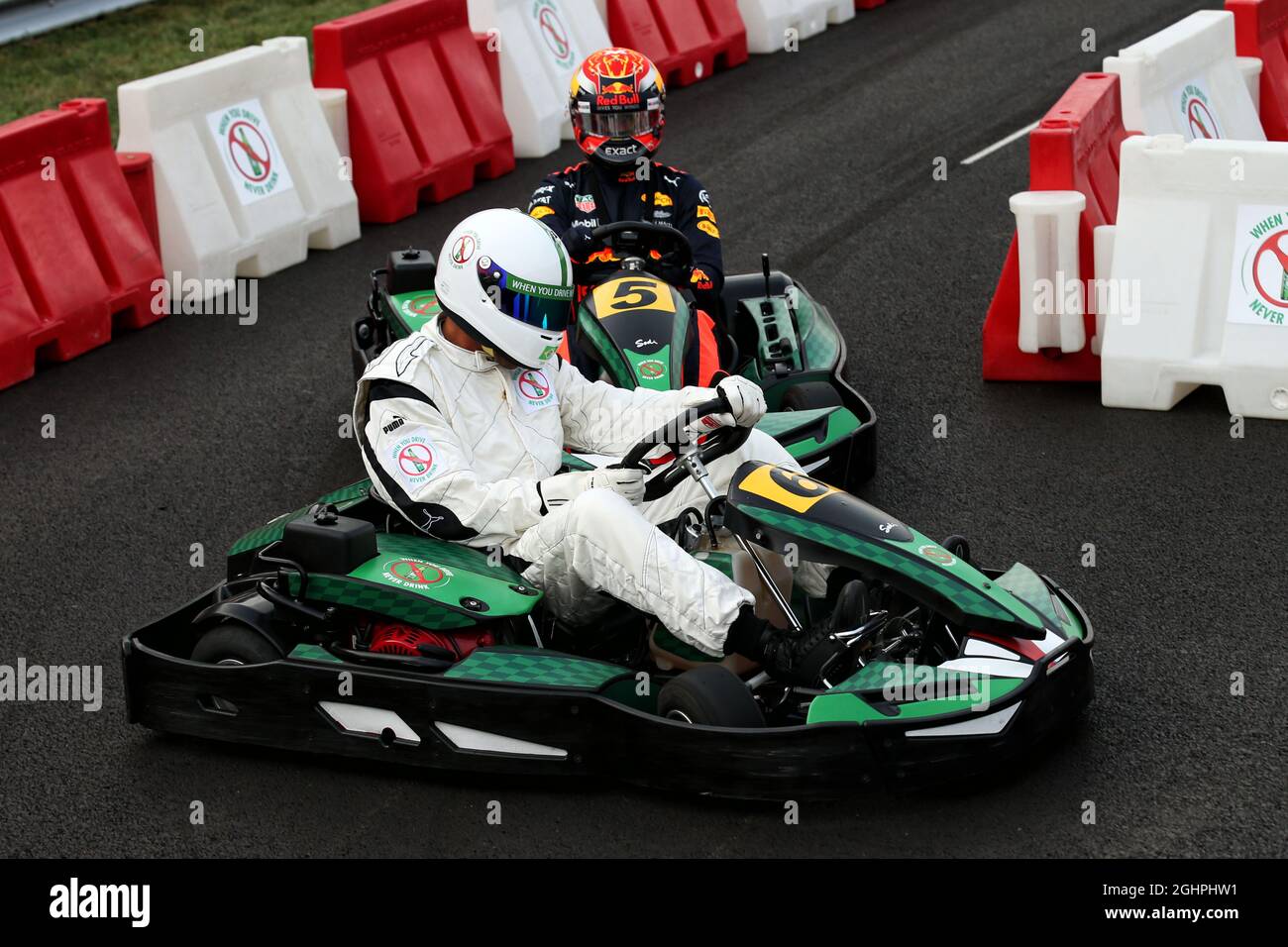 Red bull racing at a heineken karting event hi-res stock photography ...