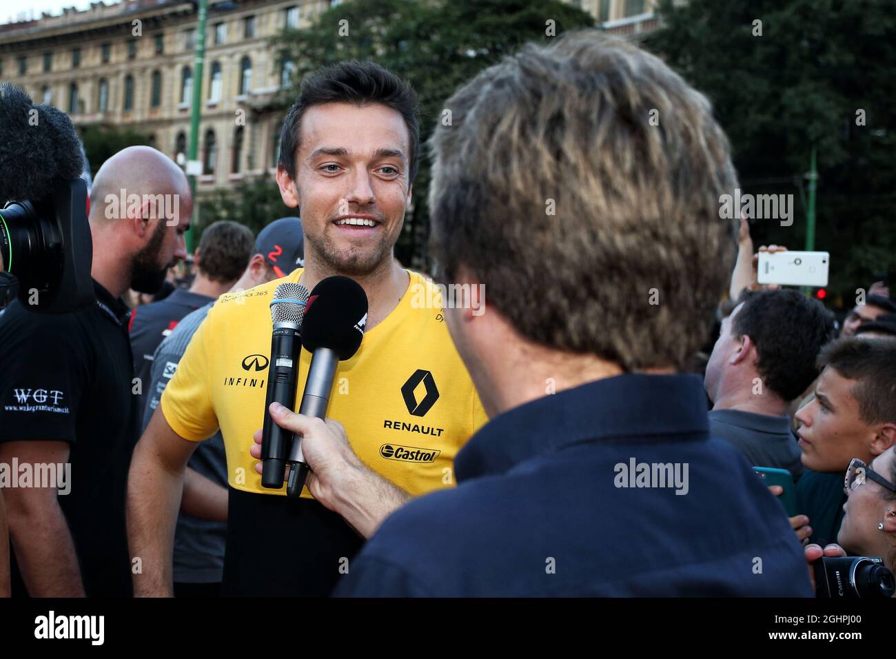 Sky F1 Italia Presenter Davide Valsecchi High Resolution Stock ...