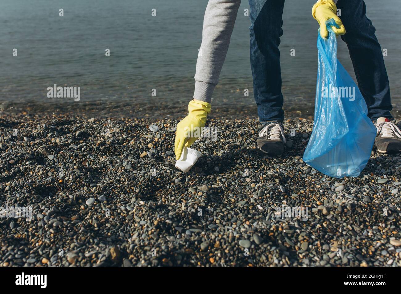 The concept of waste recycling, environmental cleaning Stock Photo - Alamy