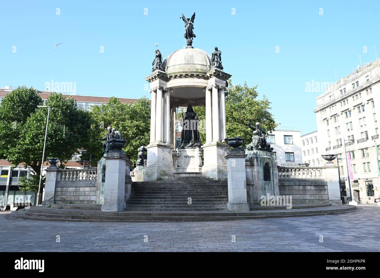 Victoria Monument, Liverpool Stock Photo - Alamy