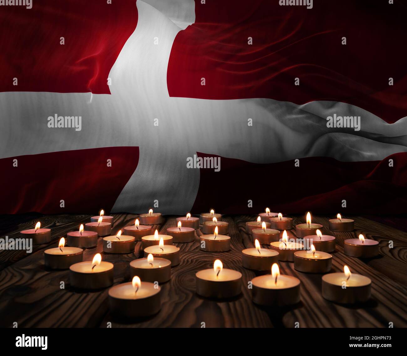 3d denmark flag hi-res stock photography and images - Alamy