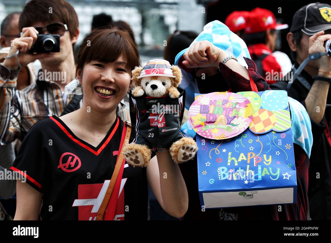 Haas f1 team fans hi-res stock photography and images - Alamy