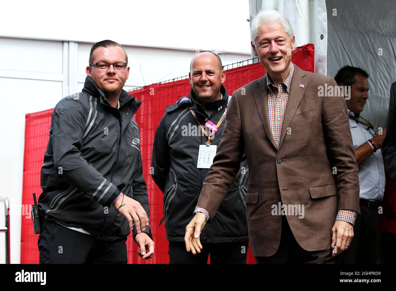 Bill Clinton (USA) Former US President. 22.10.2017. Formula 1 World ...