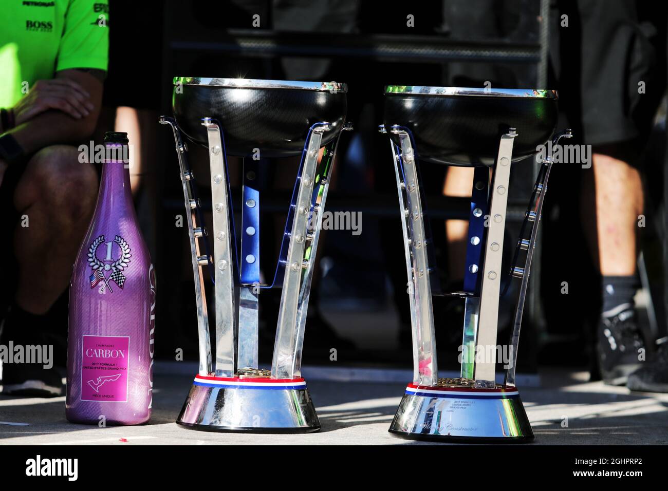 Trophies for the Mercedes AMG F1. United States Grand Prix, Sunday 22nd ...