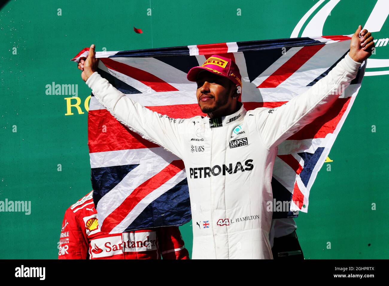 2017 hamilton austin podium hi-res stock photography and images - Alamy