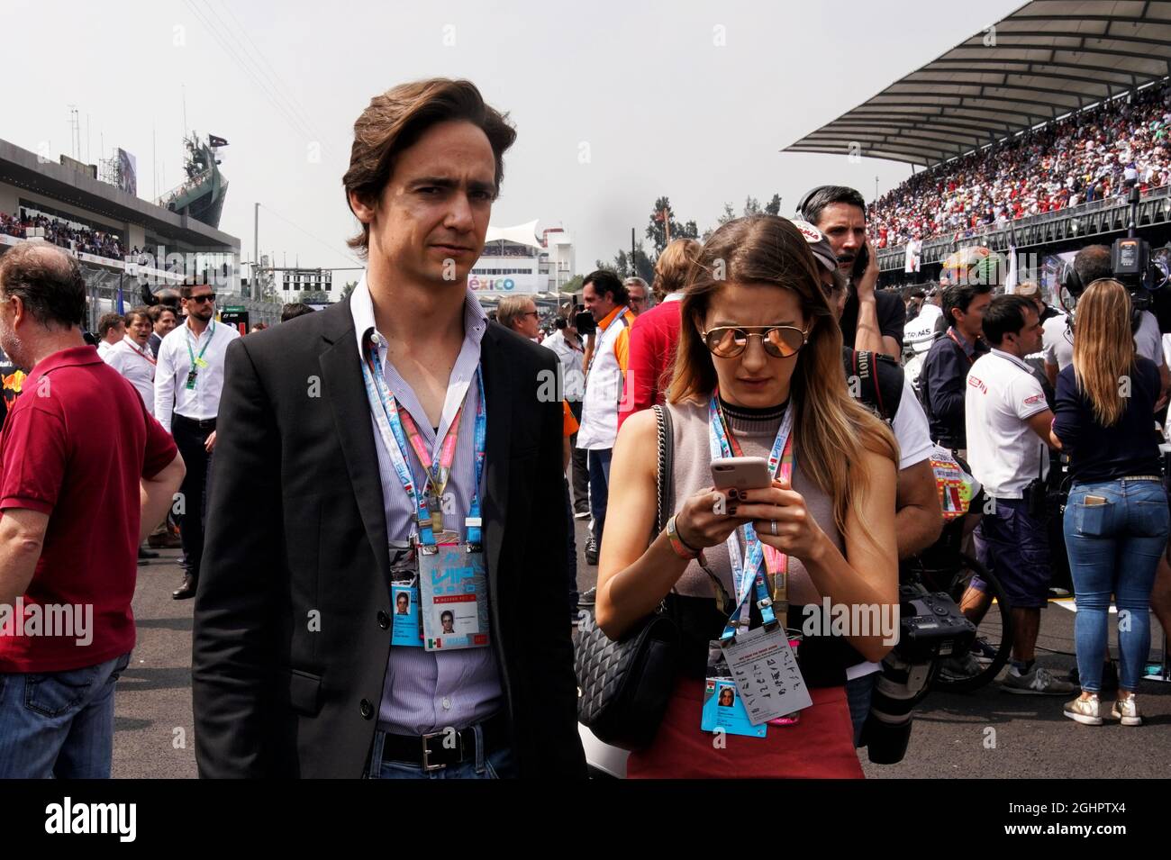 Esteban Gutierrez (MEX) on the grid. 29.10.2017. Formula 1 World ...